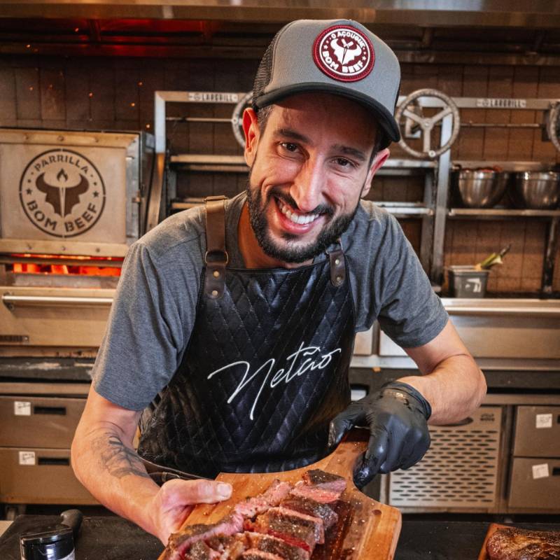 Netão entra para o TOP 10 mundial do churrasco como único brasileiro